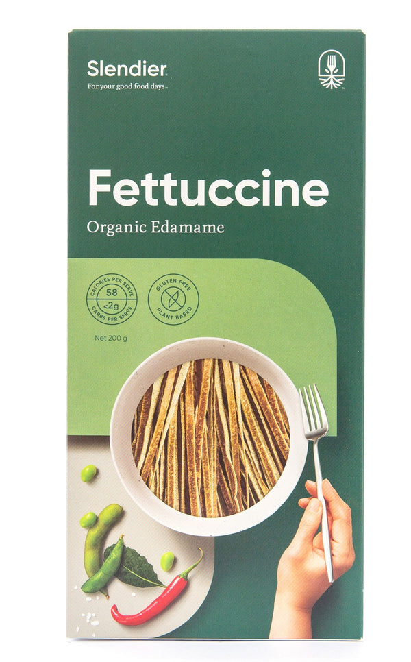 Slendier Edamame Bean Fettuccine Organi 200g - WELL I AM