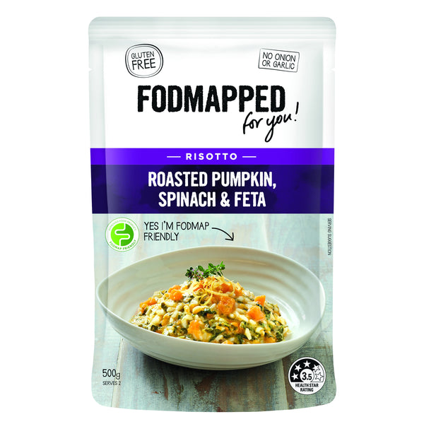 Fodmapped Roasted Pumpkin, Spinach&Feta 500g - WELL I AM