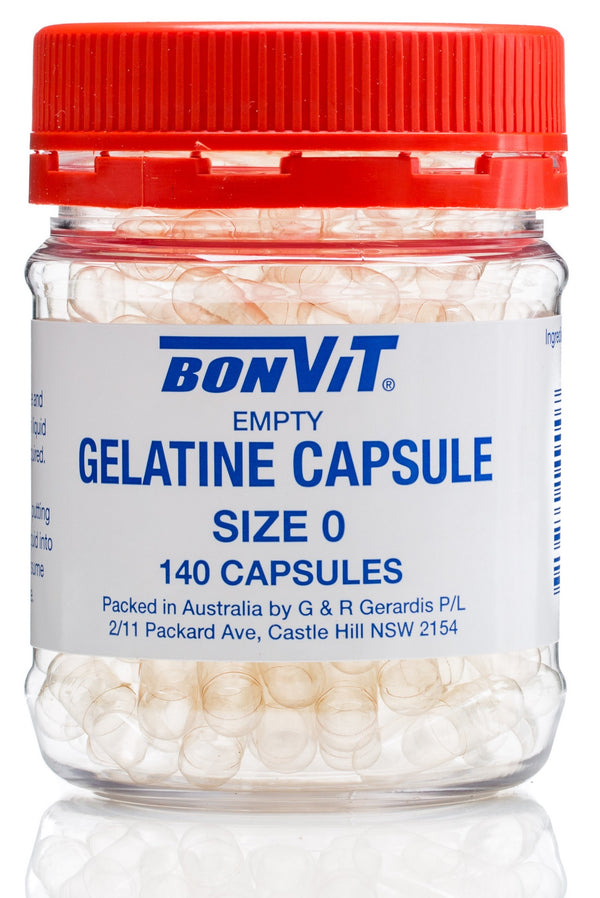 Bonvit Gelatin Capsules 0 size 140c - WELL I AM